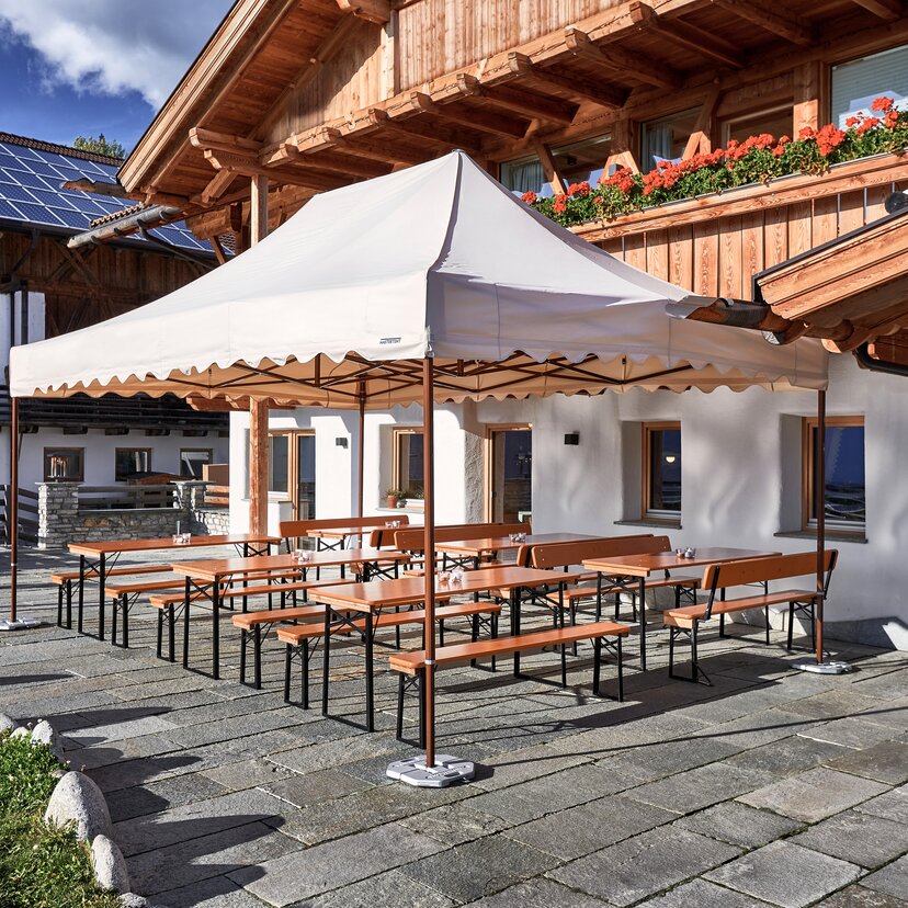Authentic Biergarten Table & Bench Sets | Mastertent®