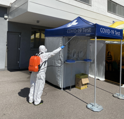 Practical Test for the COVID-19 Test Cabin