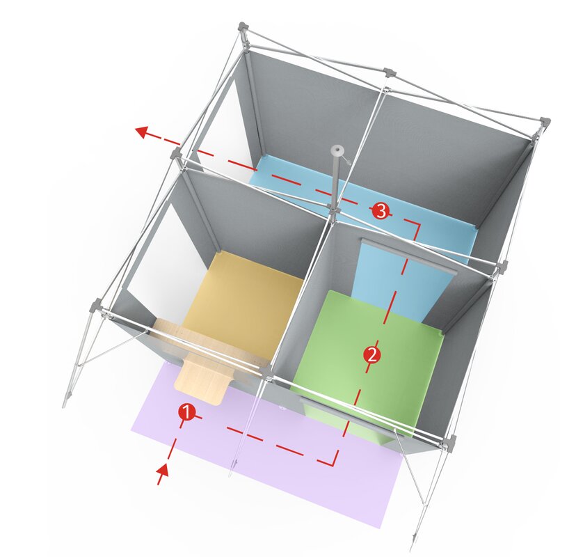 The vaccination Tent: Safe & Stable - Professional Gazebo