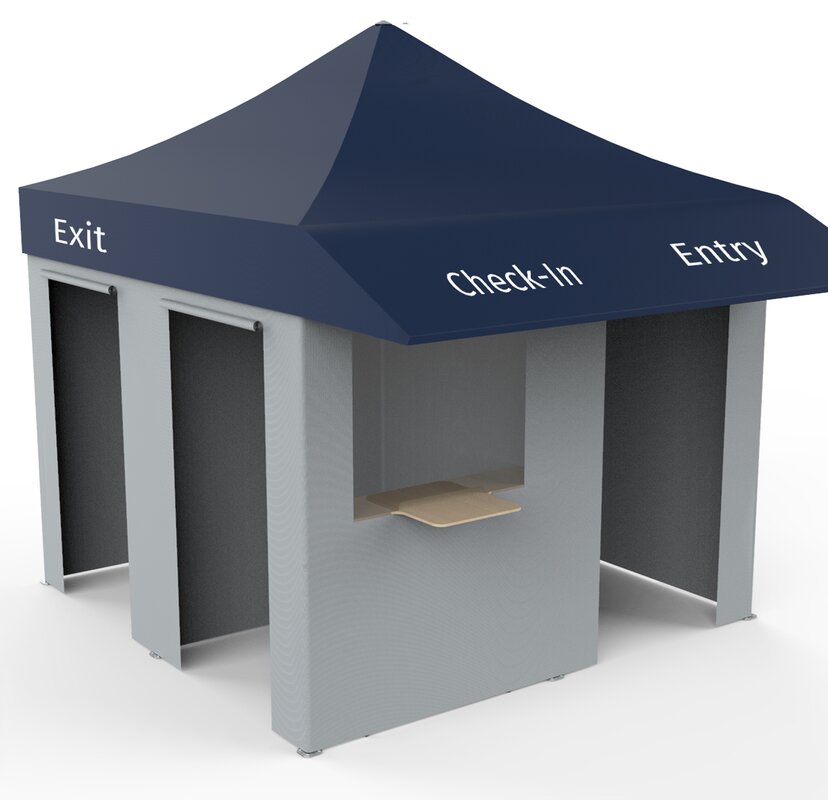 The vaccination Tent: Safe & Stable - Professional Gazebo