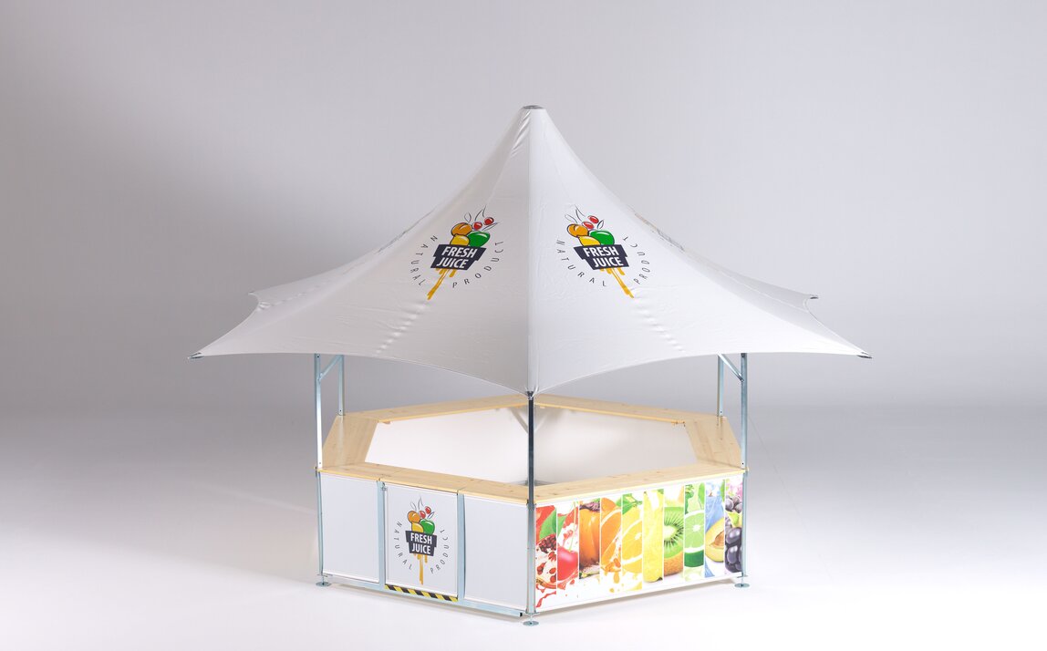 Pavilions: Square, Hexagonal & Ocatagonal