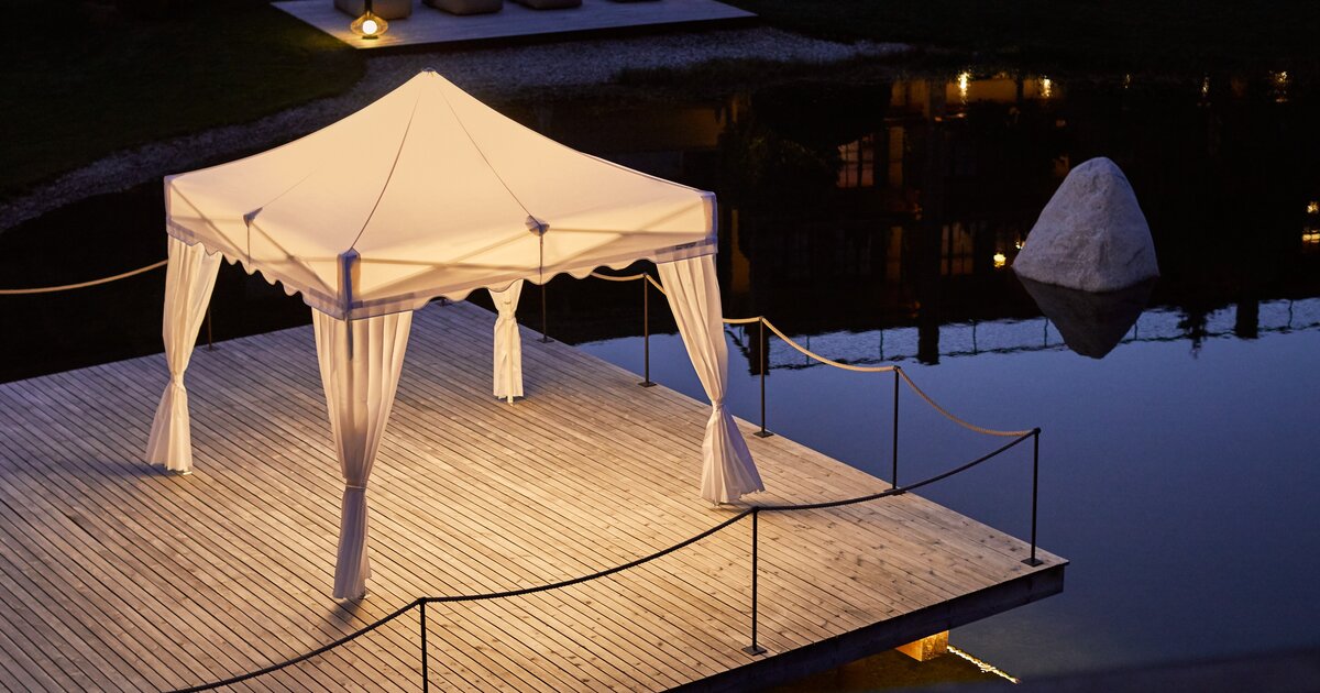 Iluminación para carpas: intensidad LED ajustable