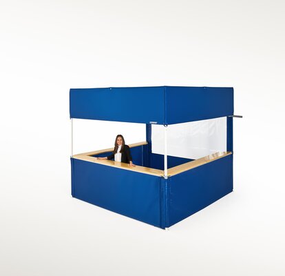 Flat Roof Canopy Tent | Maximum Advertising Space