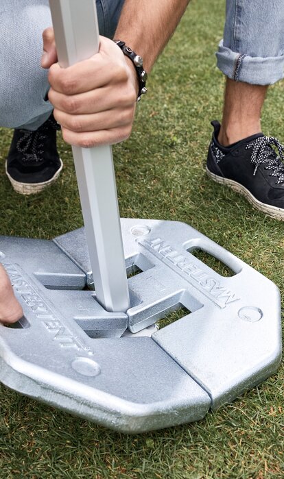 Canopy Tent Securing & Weights | Mastertent®